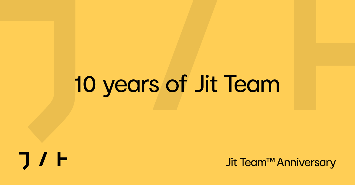 10 years of Jit Team